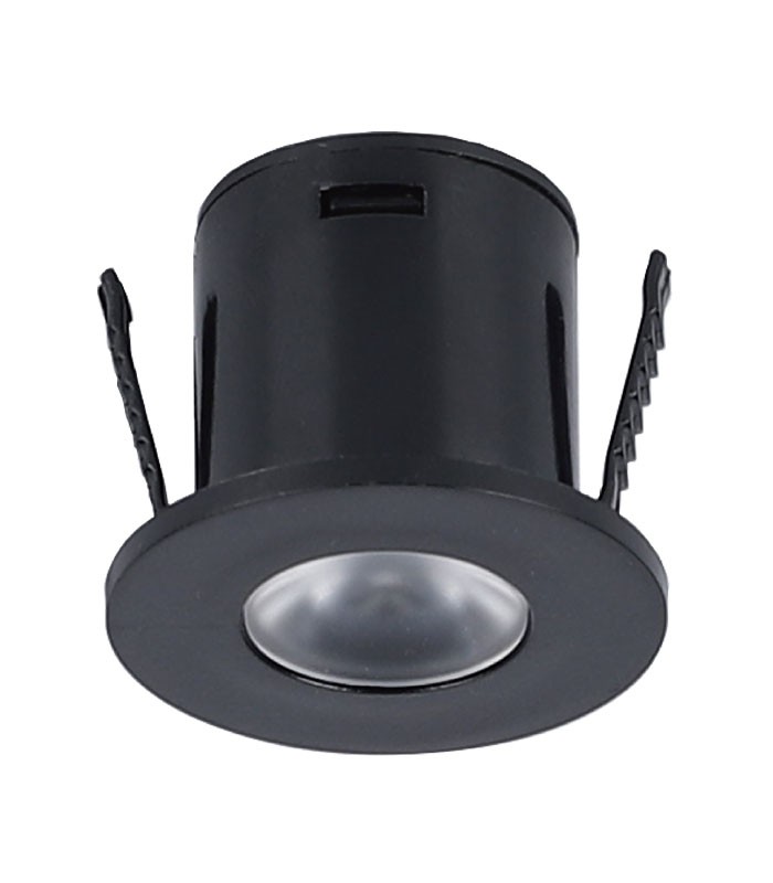 ZANZI-P 1W 4000K Φ30MM BLACK 220V MINI LED SPOT 2026840 VITO - VITO EUROPE
