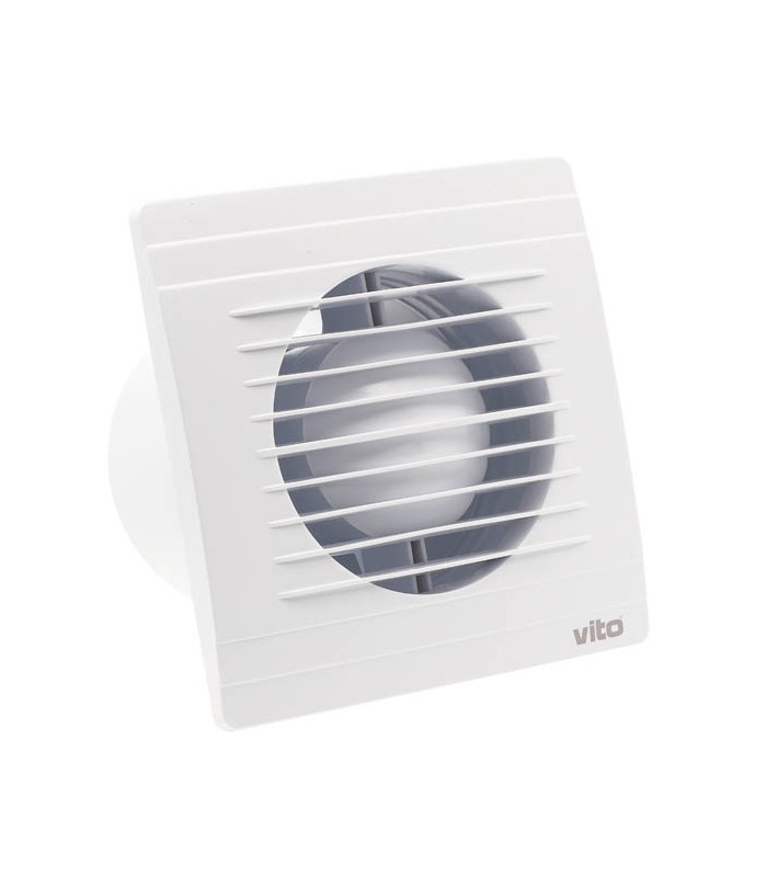 EXHAUST FAN Φ100x94mm 12W 100m3/h 35Db WHITE VENTI GRIL 8005100 VITO ...